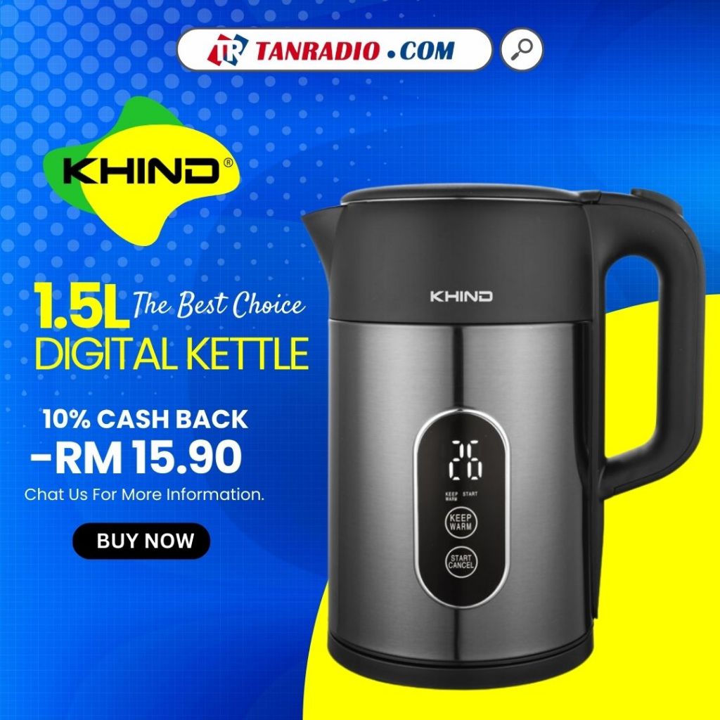 Khind Five Temperature Selection Stainless Steel Cool Touch Body ...