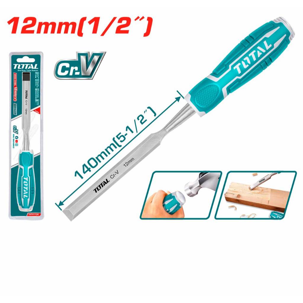 TOTAL THT41126 Wood Chisel | Shopee Malaysia