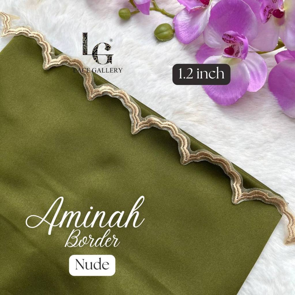 🔥 0.5M | AMINAH BORDER SULAM BIKU RENDA KAIN AKSESORI HIASAN PAKAIAN ...
