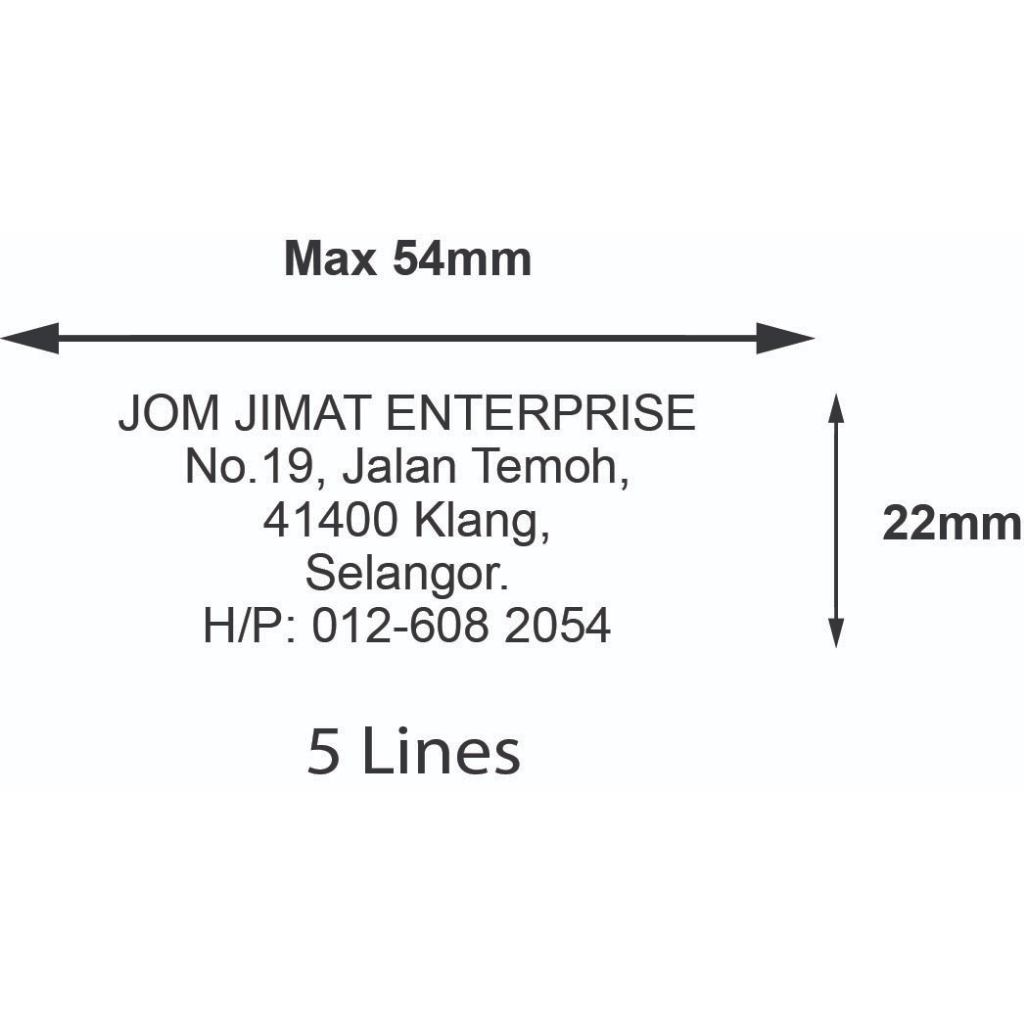 Rubber Stamps (Company Chop / Name Chop / Address Chop) - Normal Type ...