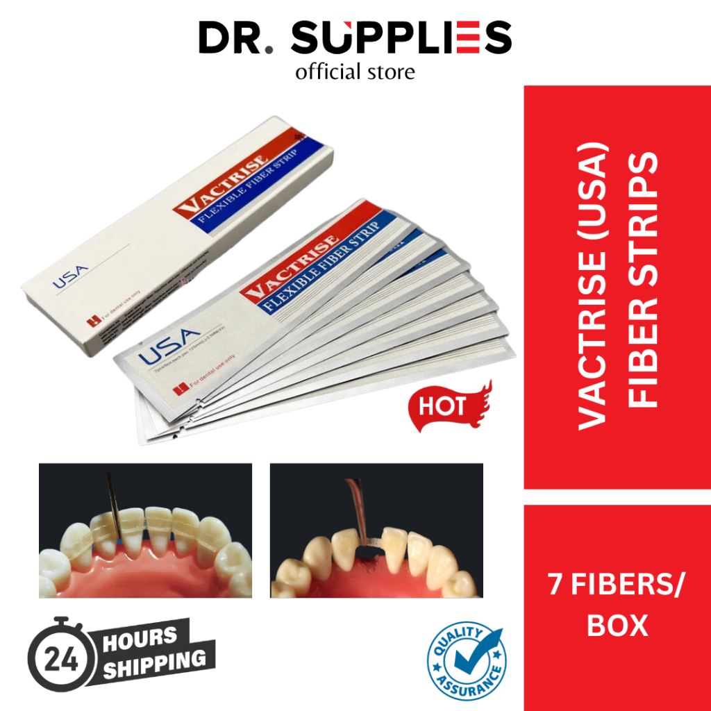 Vactrise Dental FLEXIBLE FIBER STRIP, Flexible Fiber Splint, For Fiber ...