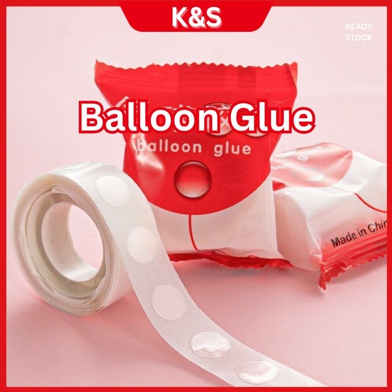 Balloon Glue 100 Dot | Shopee Malaysia