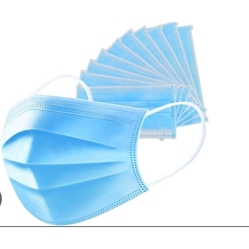 (Clear Stock Price) 3PLY FACE MASK 3 LAYERS PROTETION 50 PCS 5 PLY FACE ...