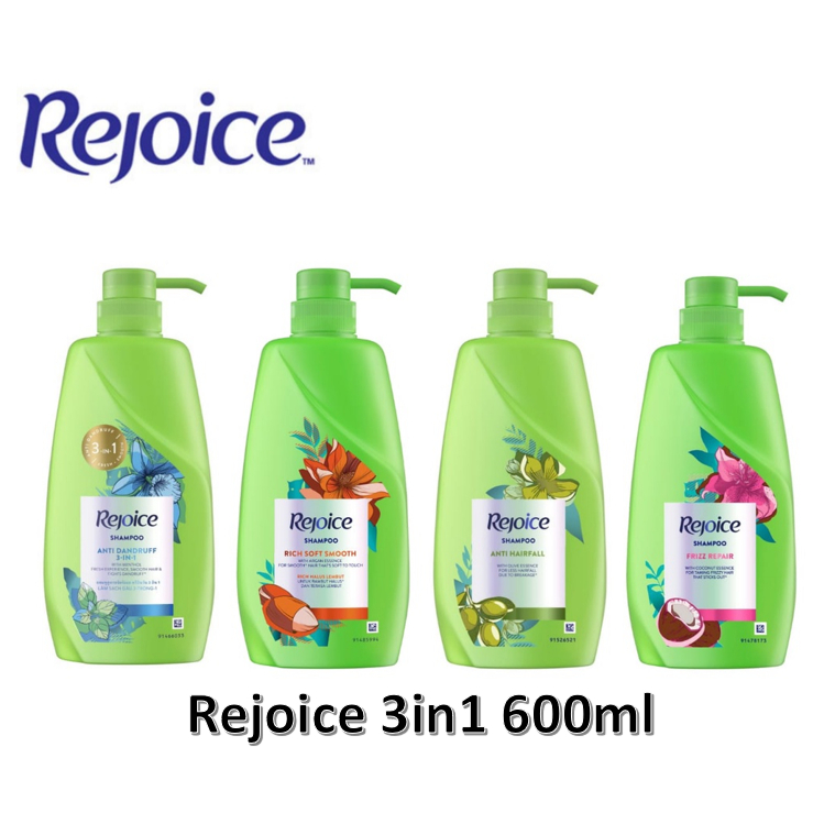 Rejoice 3IN1 Shampoo 600ML | Shopee Malaysia