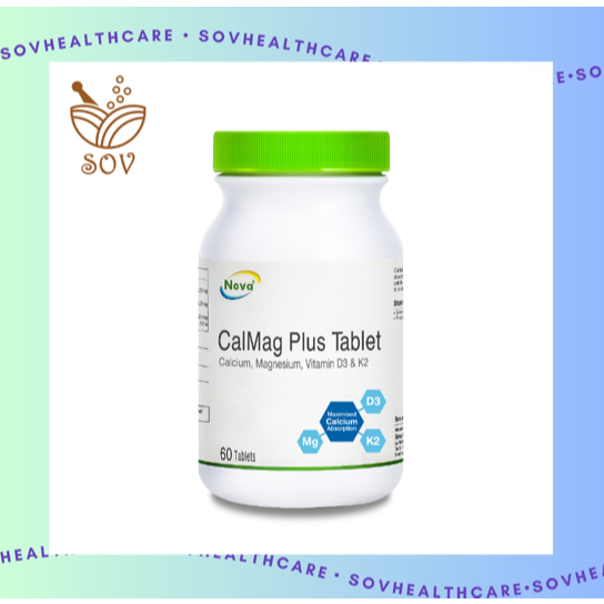 Nova CalMag Plus Tablet 60's (calcium supplement) - For bone health ...