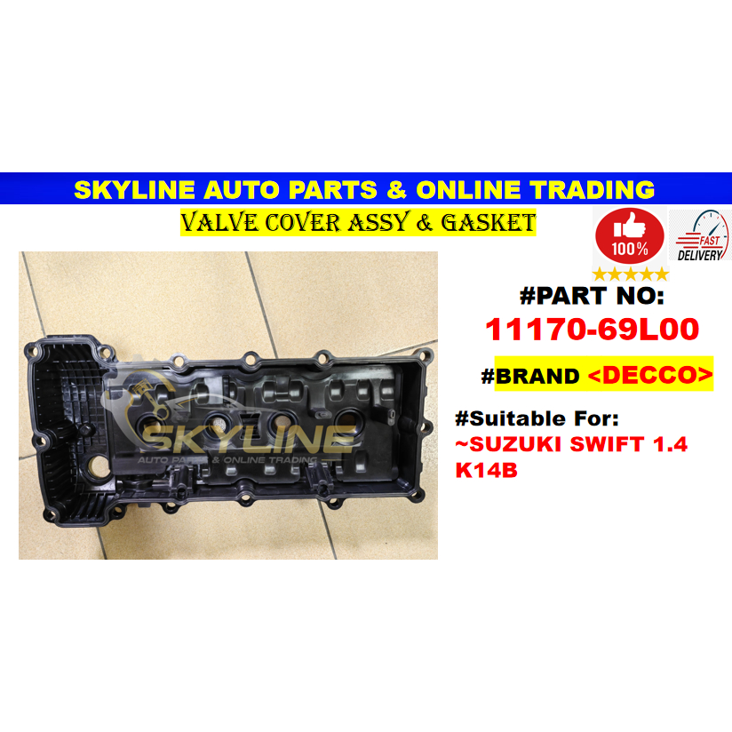 11170-69L00 Valve Cover Assy Suzuki Swift 1.4 K14B (With Valve Cover ...
