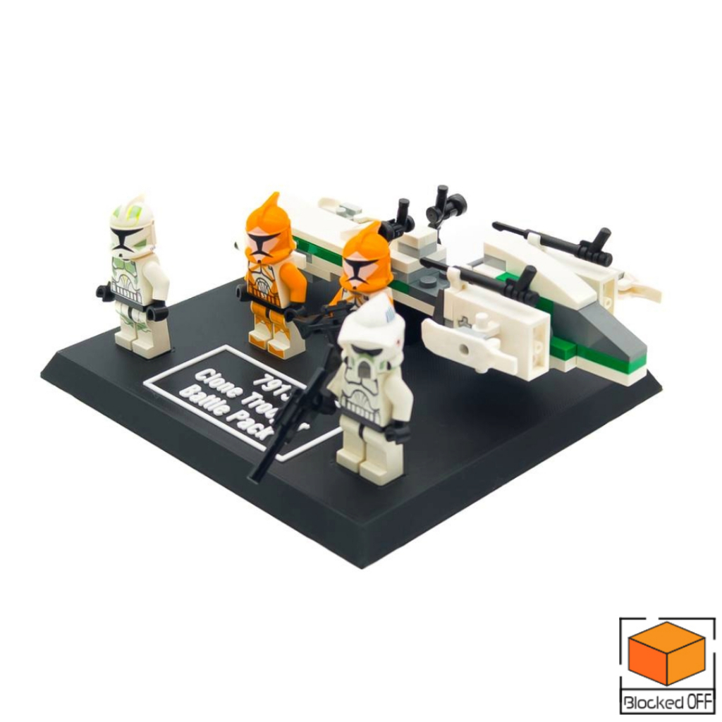 Display Stand for Lego Star Wars Clone Trooper Battle Pack (7913 ...