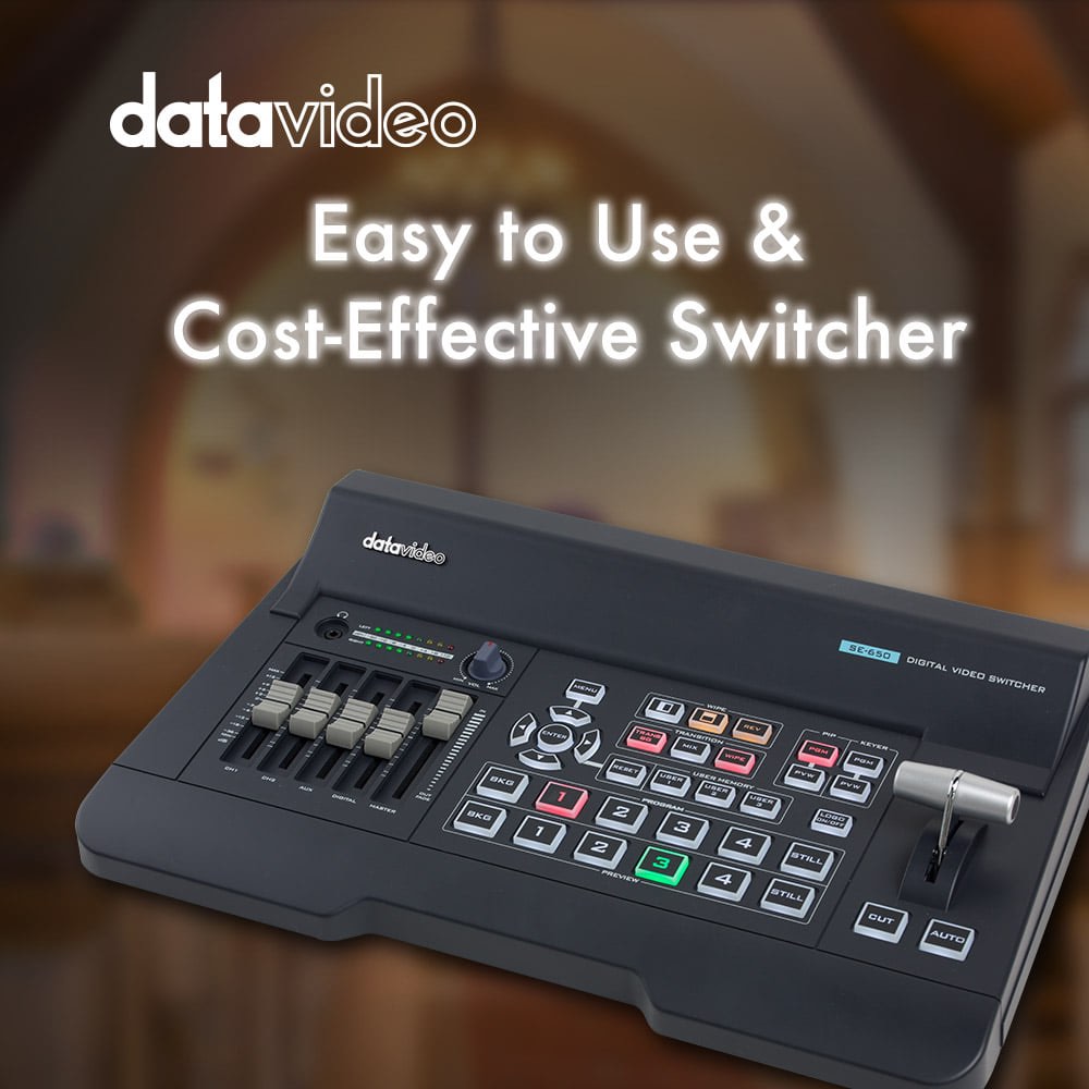DATAVIDEO SE-650 4 Input HD digital video switcher | Shopee Malaysia