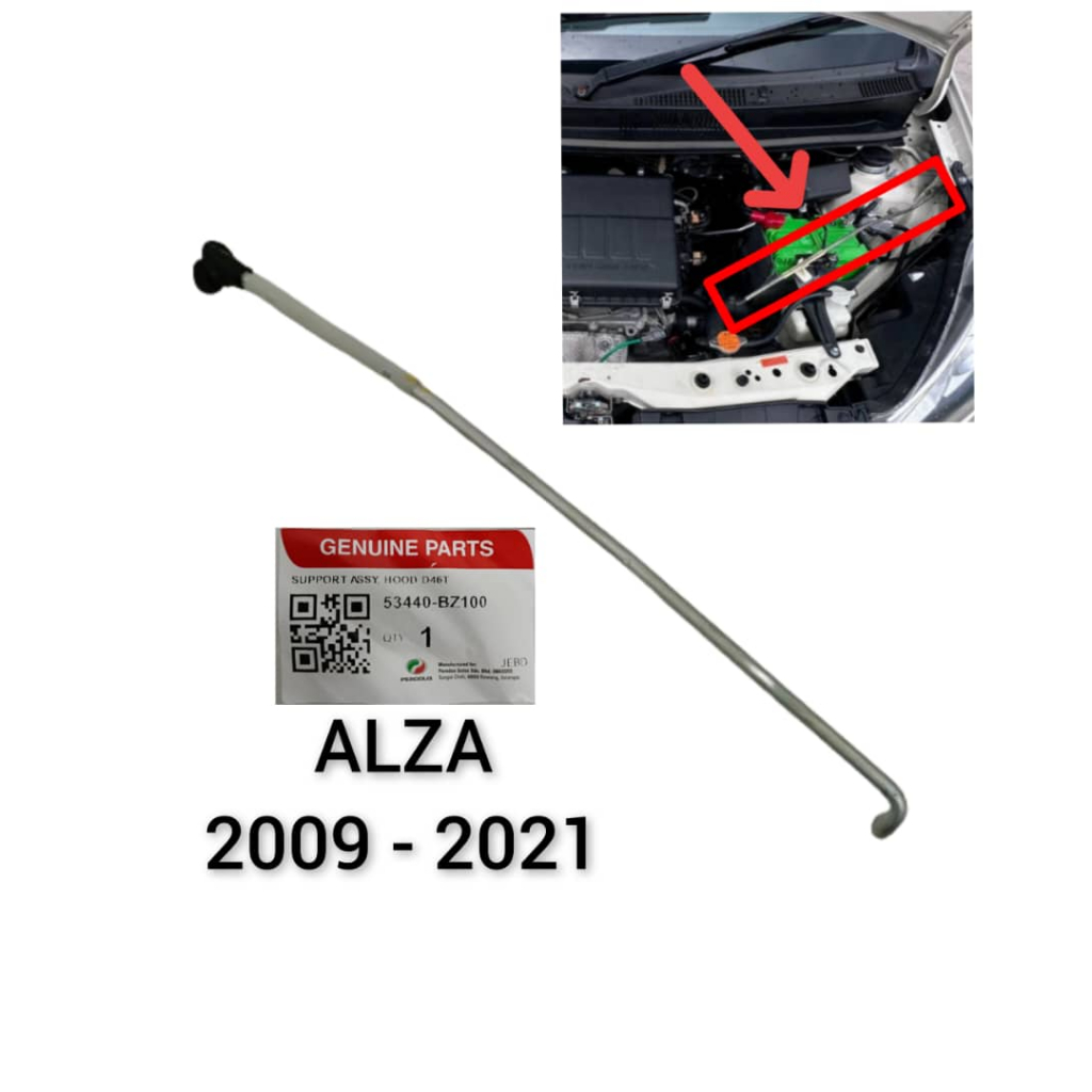 PERODUA ALZA 2009-2021 FRONT BONNET STAND / BONNET STAND HOOK / BONNET ...