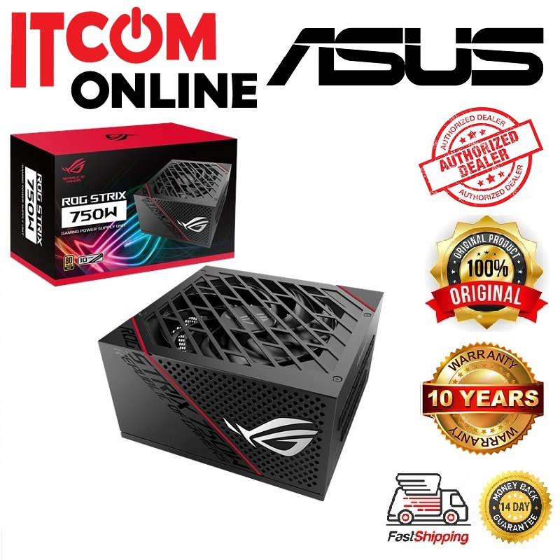 ASUS ROG STRIX 750W 80PLUS GOLD FULL MODULAR POWER SUPPLY (ROG-STRIX ...