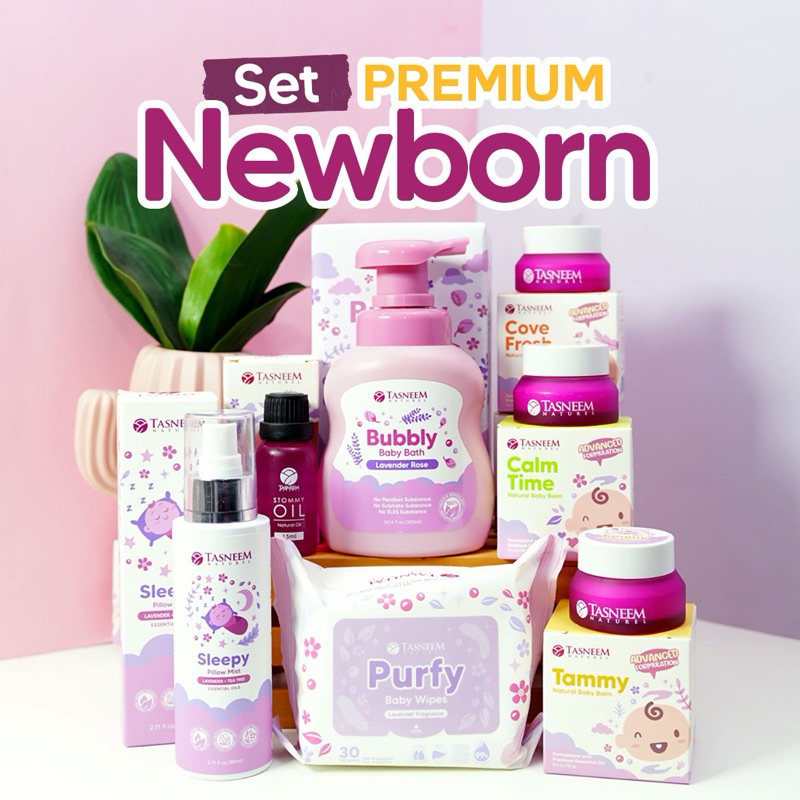 Tasneem Naturel | Set Newborn untuk anak yang baru lahir, set travel ...