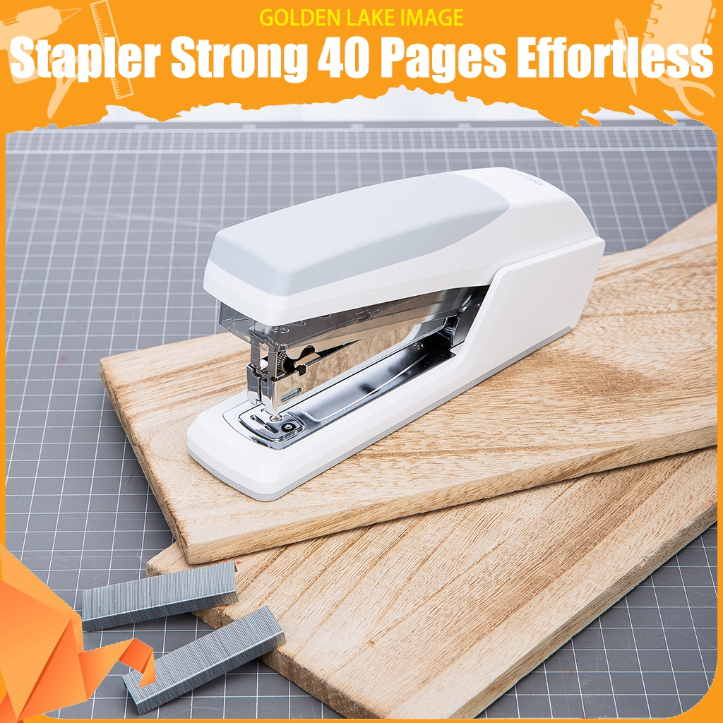 Deli Effortless Heavy Duty Stapler Power Saving Paper Stapler Office ...