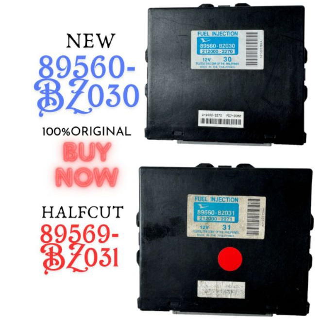 ECU Perodua Myvi 1.0 - 89560-BZ031 / 2VARIATIO ENGINE CONTROL UNIT ...