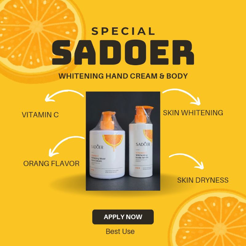 Susanna Sadoer Lotion Vitamin C Whitening Body Lotion Whitening