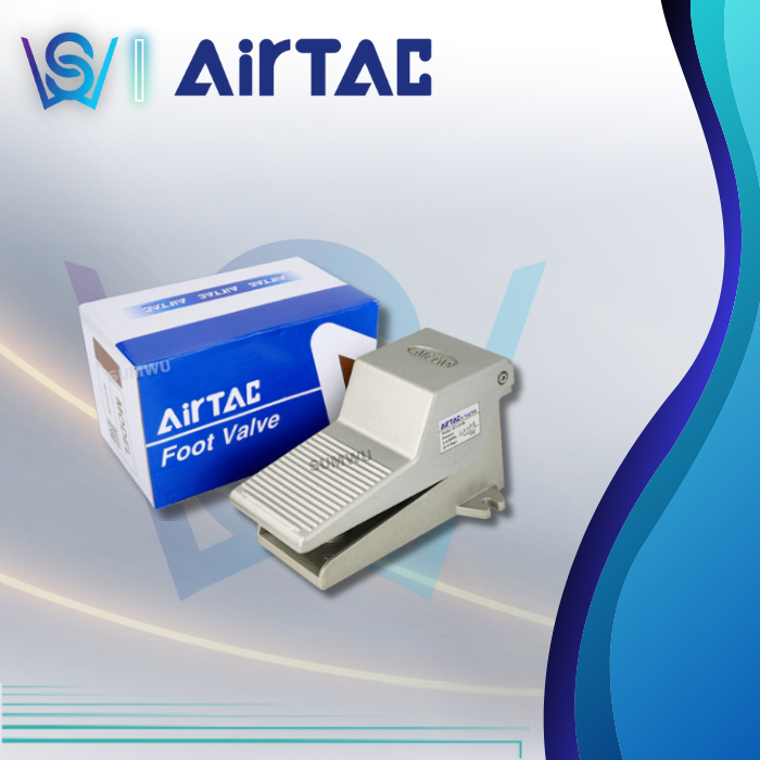 AIRTAC Foot Pedal Air Control Valve (1/4”) 4F210-08 5/2 Way Pneumatic ...