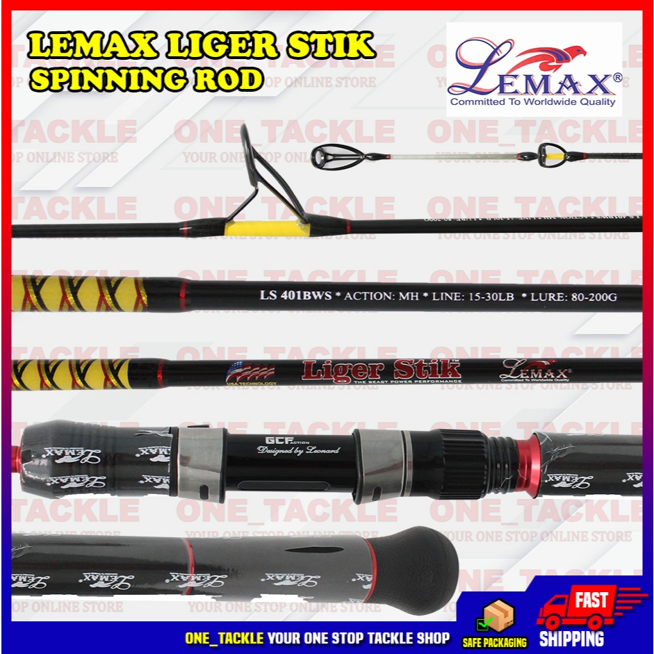 Lemax liger stik spinning rod | Shopee Malaysia