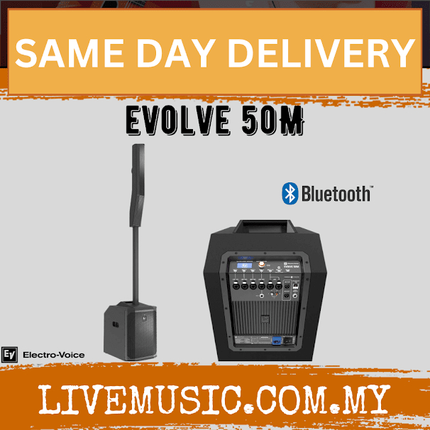 EV Electro-Voice EVOLVE50M Portable column system - Black / White ( EVOLVE-50M / EVOLVE 50M ...