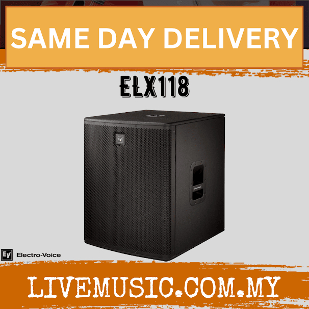 EV Electro-Voice ELX118 1600W 18" Passive Subwoofer ( ELX 118 / ELX-118 ) | Shopee Malaysia