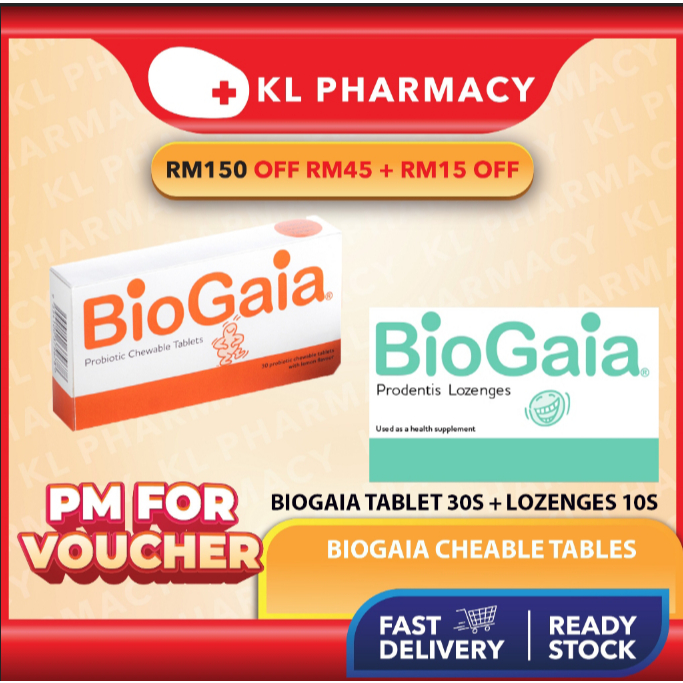 [FAST SHIPPING] Biogaia Probiotics Chewables Tablet (30s) | Shopee Malaysia