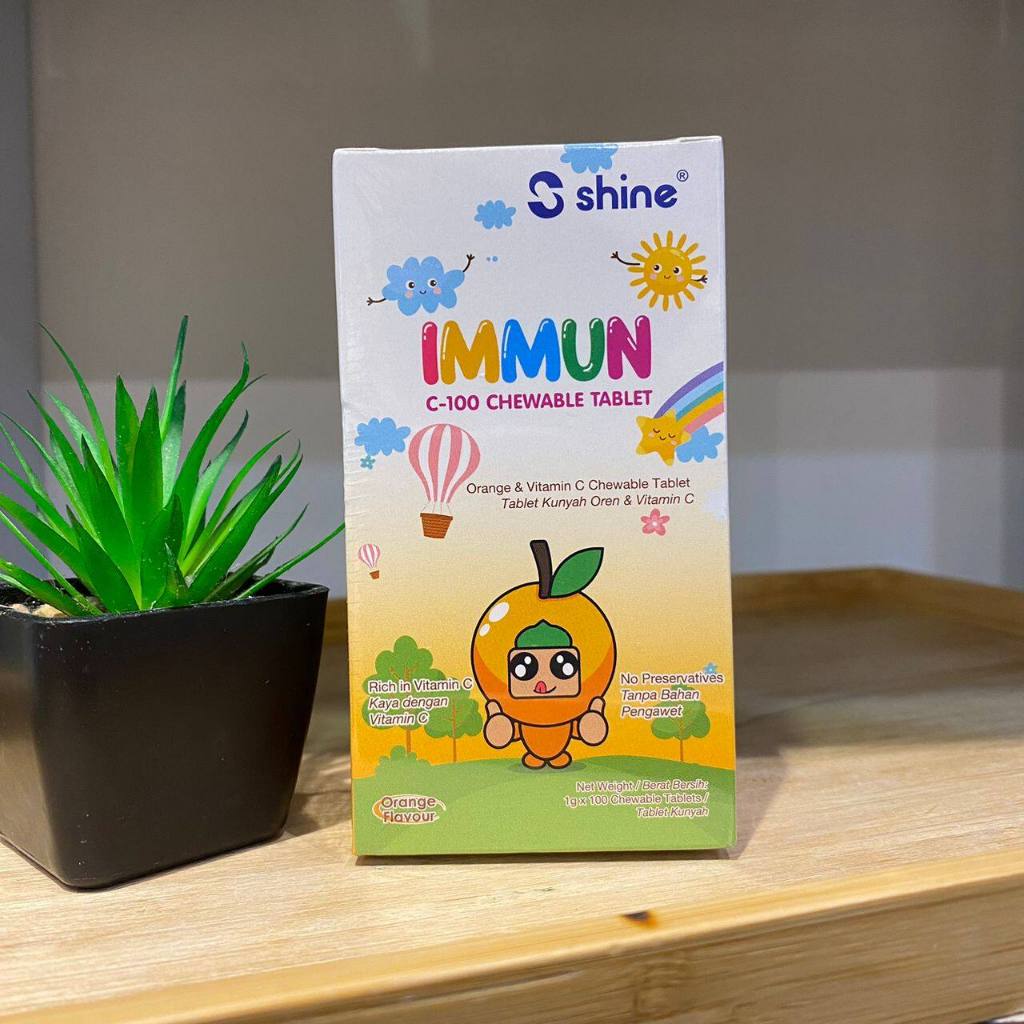 SHINE IMMUN C-1000 CHEWABLE TABLET | Shopee Malaysia