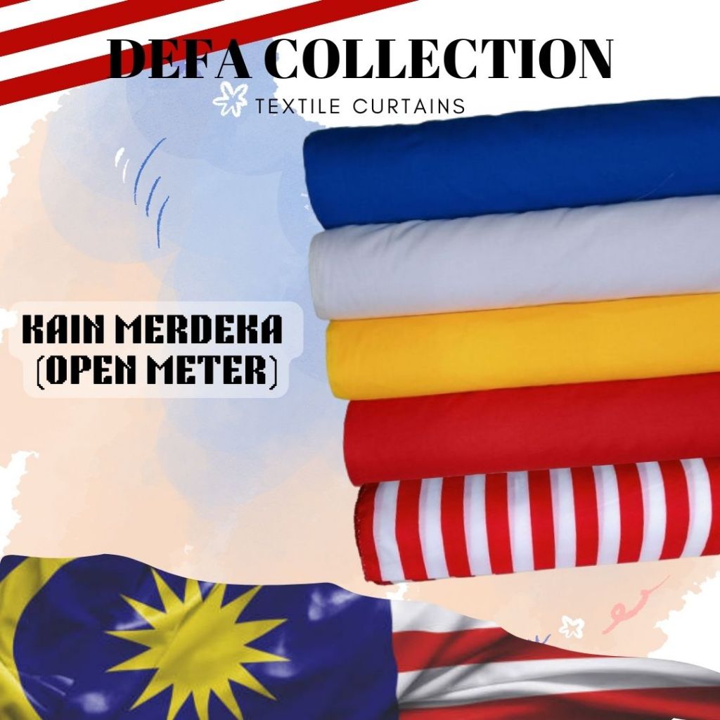 Kain Tema Merdeka (Open Meter) | Shopee Malaysia