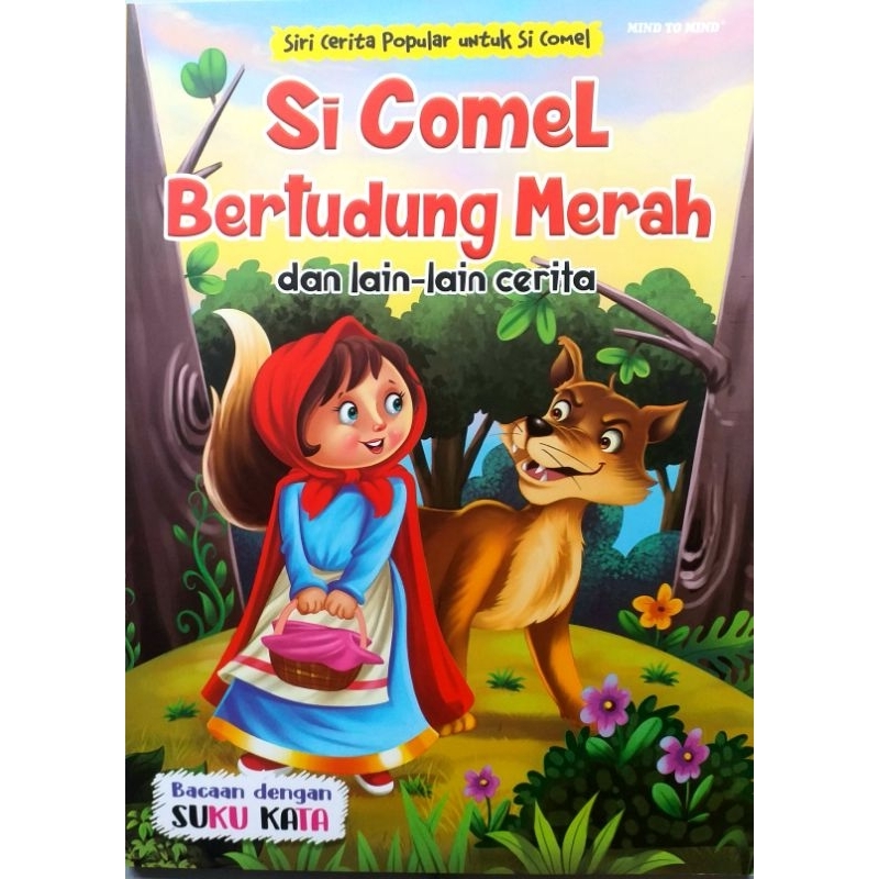 Si Comel Bertudung Merah & lain² cerita dengan suku kata gambar warna ...