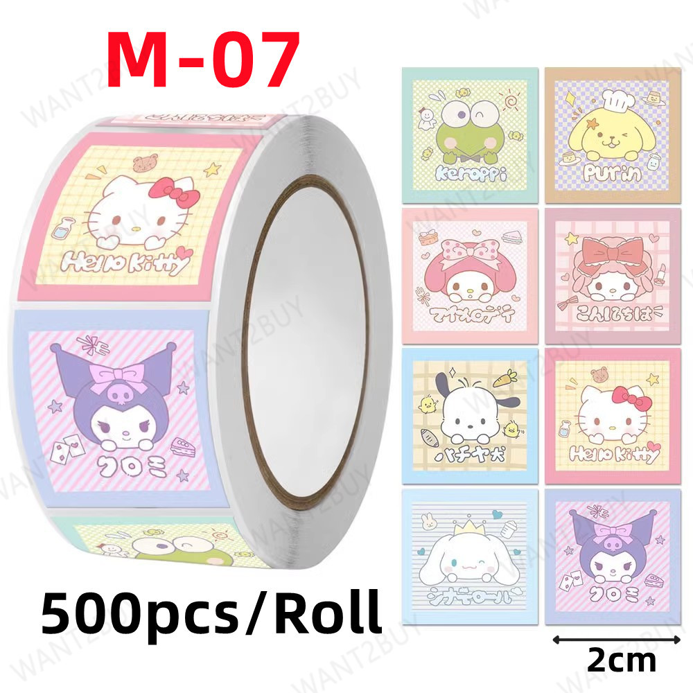 500pcs/Roll Cartoon Kids Children Reward Handmade Party Gift Sticker ...