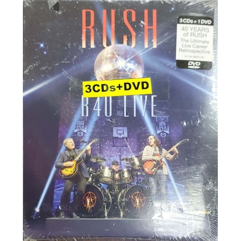 Rush - R40 Live (3CDs+DVD) | Shopee Malaysia