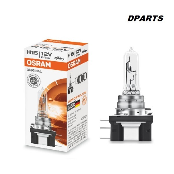 100% Original Osram H15 12V 15/55W Halogen Light Bulb ( Made In Germany ...