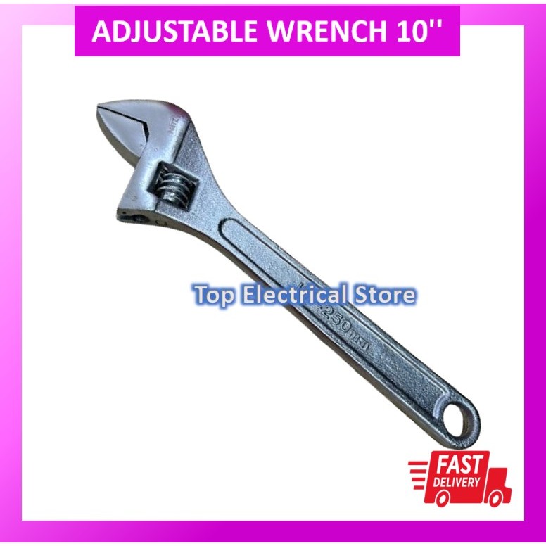 NIETZ 10 INCH HEAVY DUTY ADJUSTABLE SPANNER WRENCH / SPANA HIDUP/ 活动扳手 ...