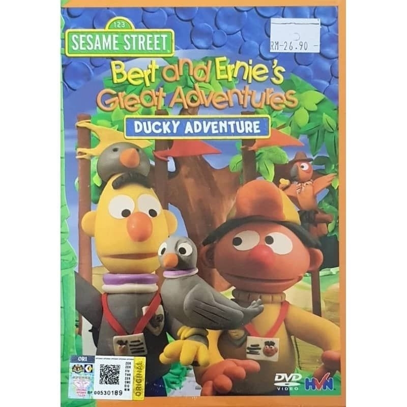 DVD Sesame Street Bert And Ernie's Great Adventures | Shopee Malaysia