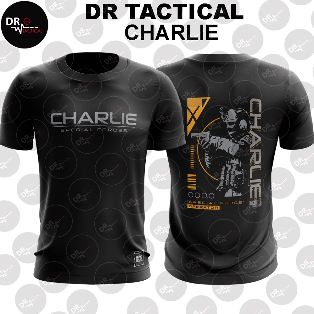 Dr Tactical Microfiber eyelet Silkscreen Printed Round Neck Short ...