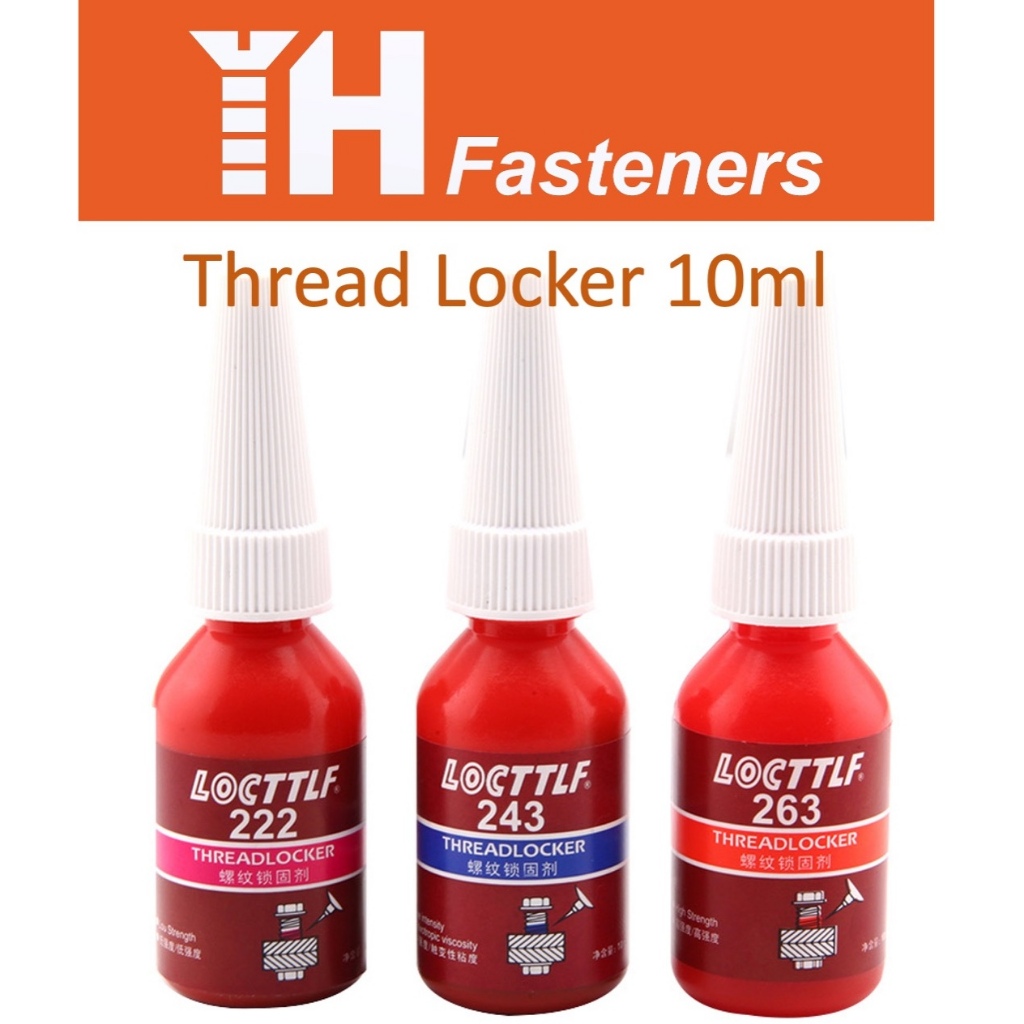 (1 Bottle) Thread locker 222, 243 and 263 Glue 10ml | Shopee Malaysia