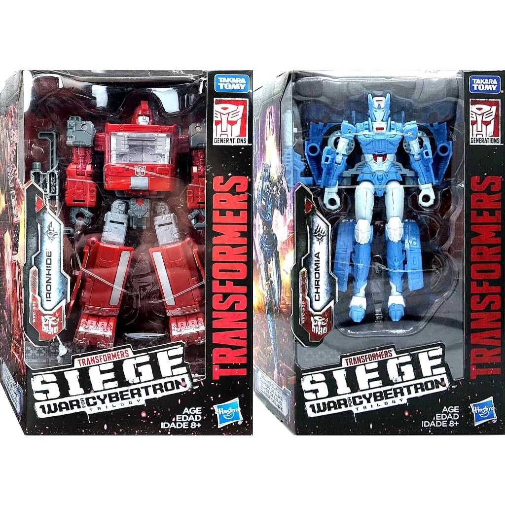 Hasbro Transformers Siege Deluxe Ironhide and Chromia BIB | Shopee Malaysia