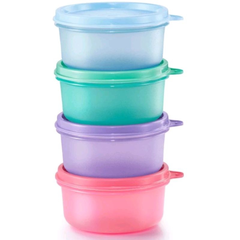 Tupperware Small Round Container (4pcs) 190ml | Shopee Malaysia