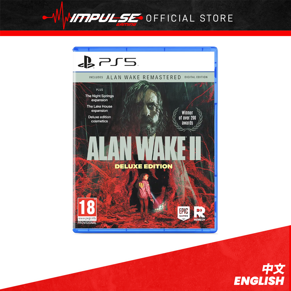 PS5 Alan Wake 2 II Deluxe Edition Chi/Eng Version 心灵杀手2 豪华版 中英文版 | Shopee Malaysia