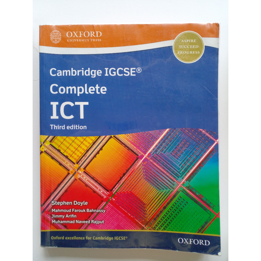 [FREE SHIPPING] OXFORD CAMBRIDGE COMPLETE ICT FOR IGCSE STUDENT BOOK ...