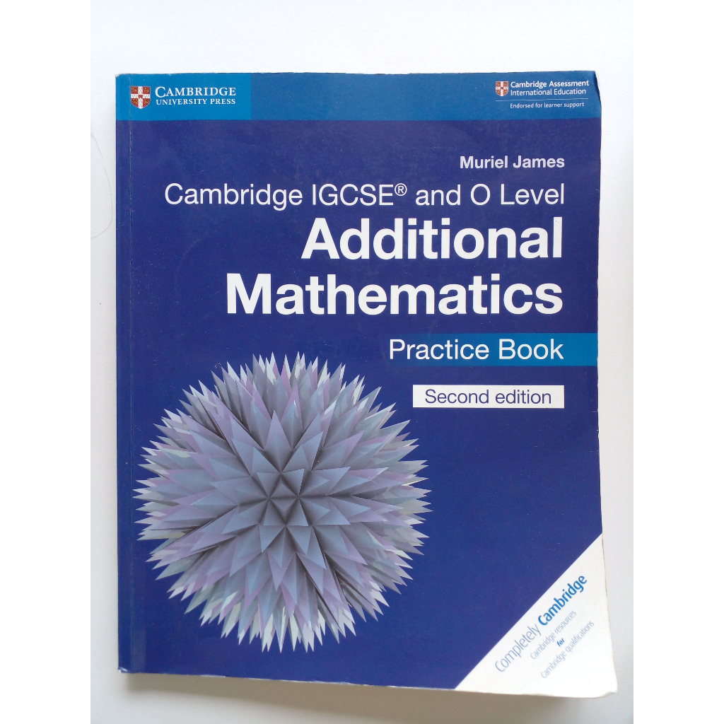 [FREE SHIPPING] Cambridge IGCSE™ and O Level Additional Mathematics Practice Book (Cambridge ...