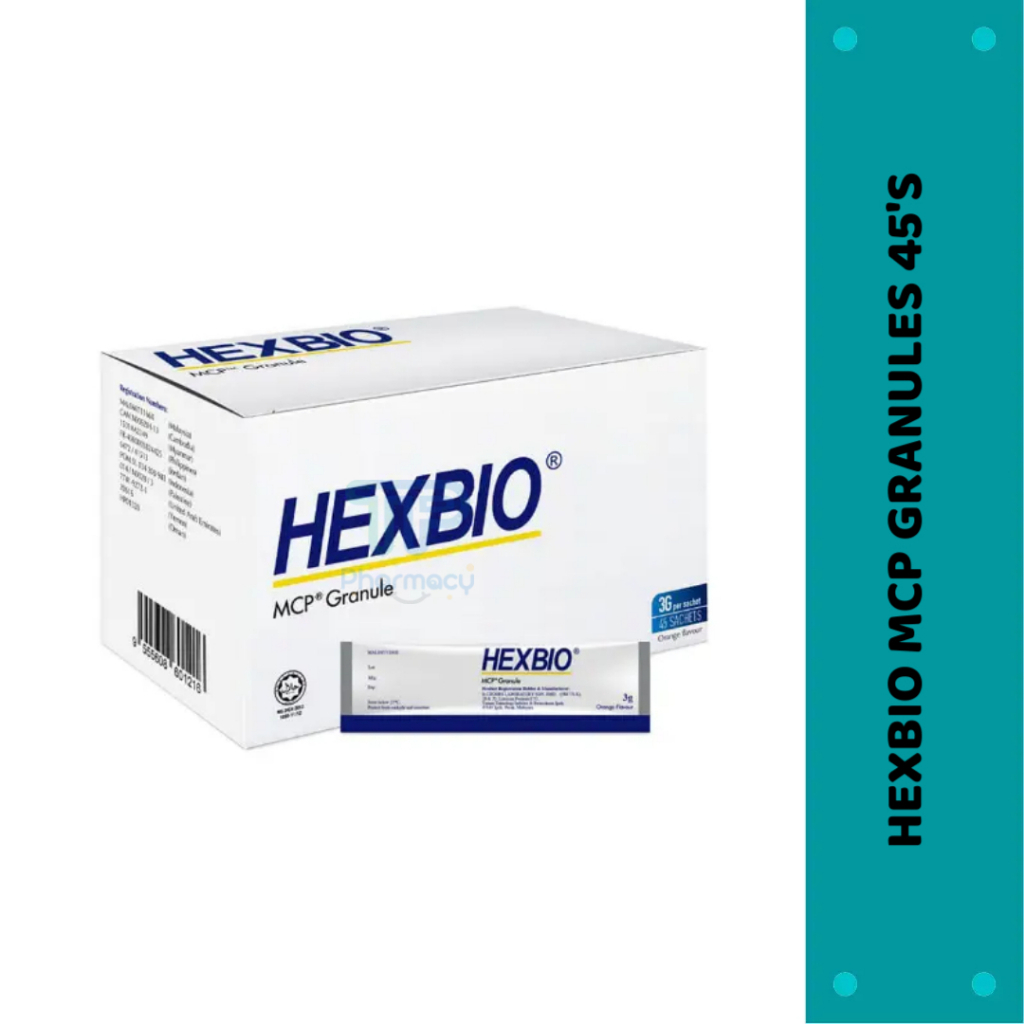 HEXBIO MCP GRANULE PROBIOTICS ORANGE FLAVOUR 45'S/10'S | Shopee Malaysia