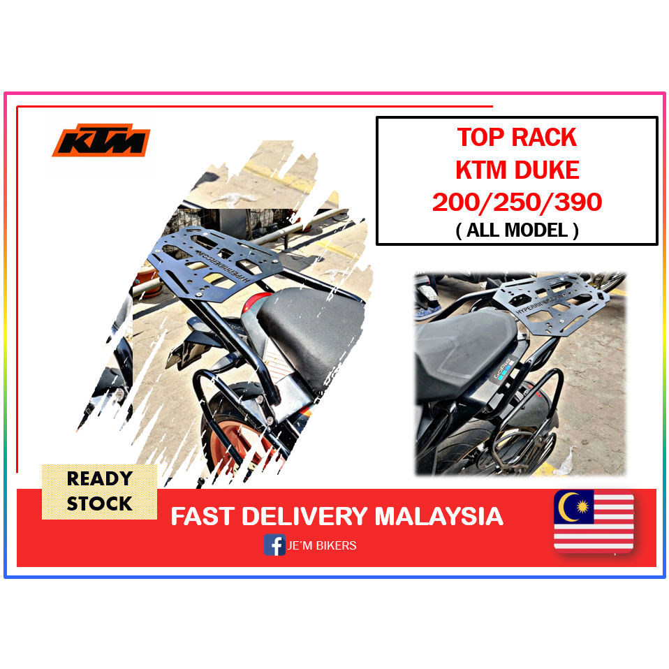 TOP RACK KTM DUKE 200/250/390 ALL MODEL (V1/V2/V3) | Shopee Malaysia