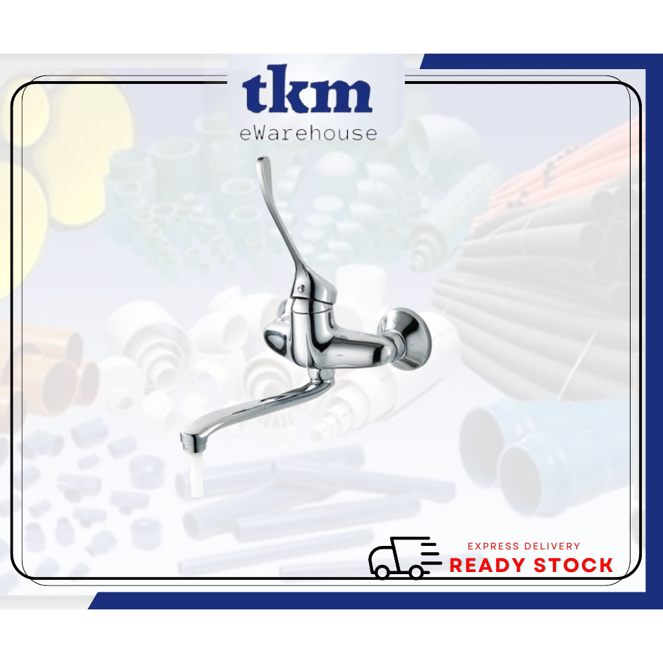 [TKM] medical faucet tap WALL MOUNTED MEDICAL MIXER TAP C/W 8" ELBOW ...