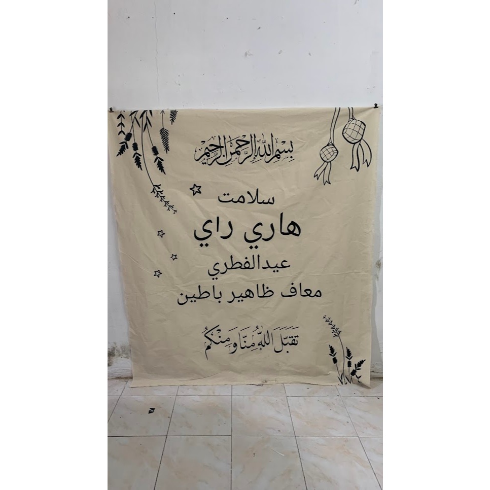 KAIN RENTANG FABRIC/BANNER KLASIK/BANNER KAIN CANVAS | Shopee Malaysia