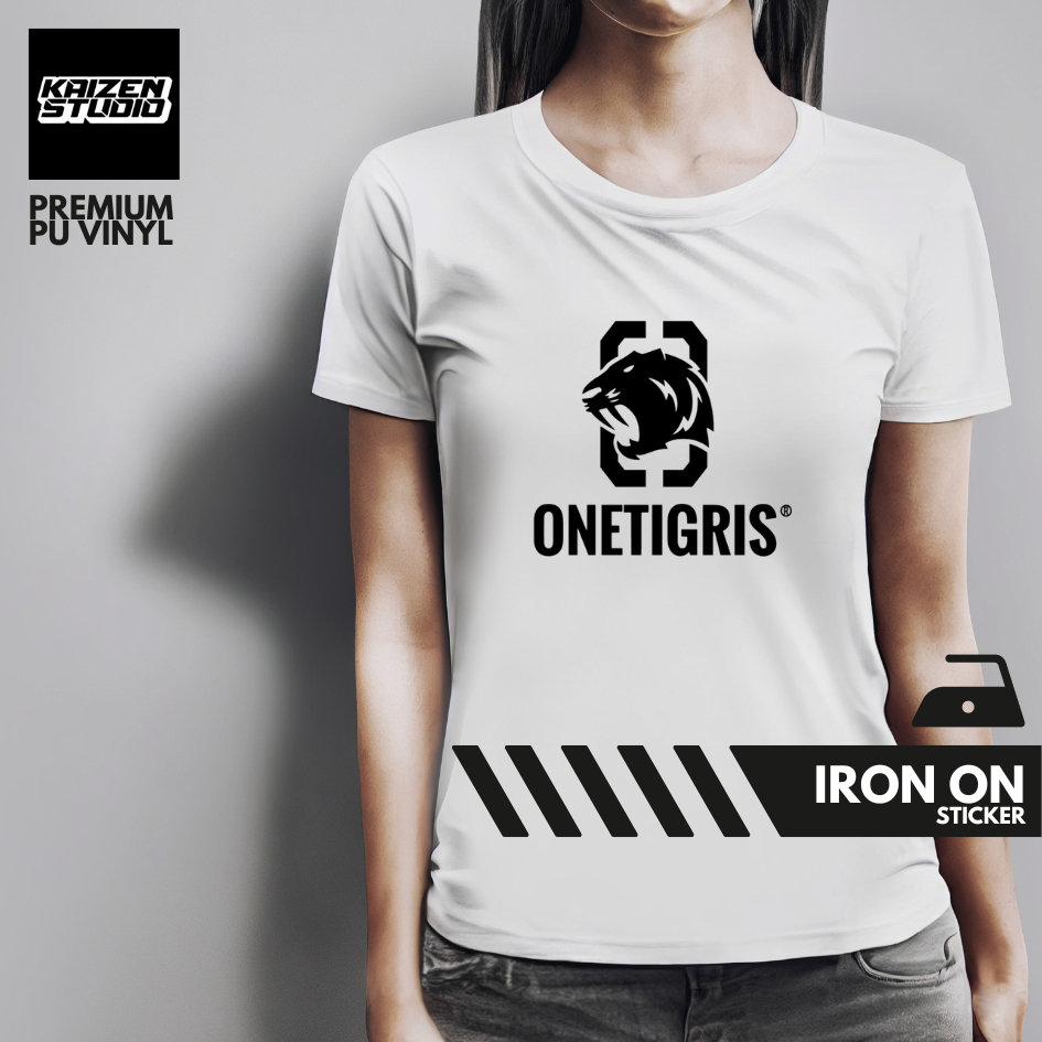 KAIZEN STUDIO OneTigris Iron On Brand Outdoor Camping Hiking Tshirt ...