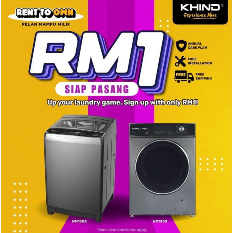 WASHER DRYER RM1 JE..[JUNE 2024 PROMOTION] | Shopee Malaysia