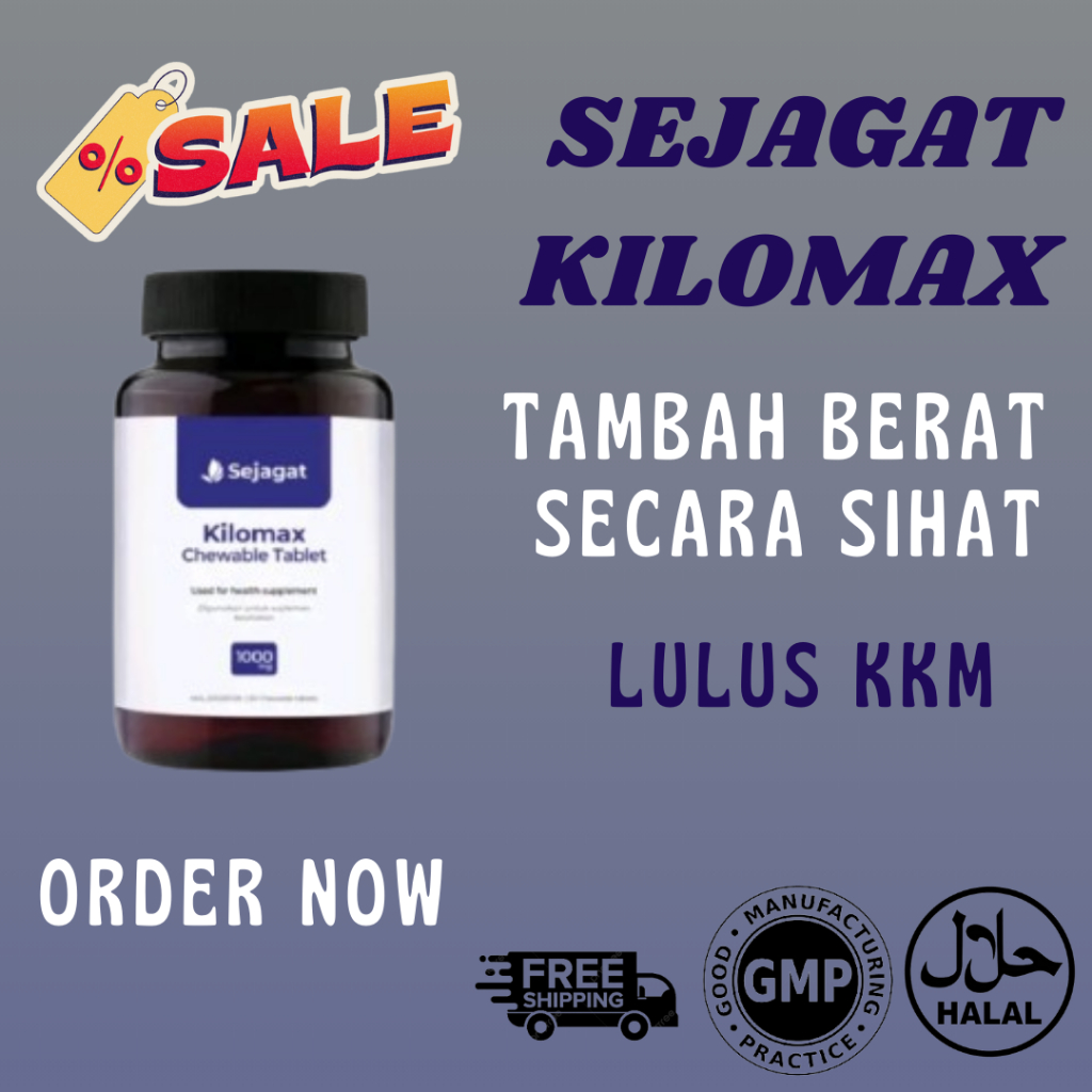 KILOMAX SEJAGAT WEIGHT GAIN LULUS KKM NAIK BERAT BADAN BERKESAN HINGGA ...