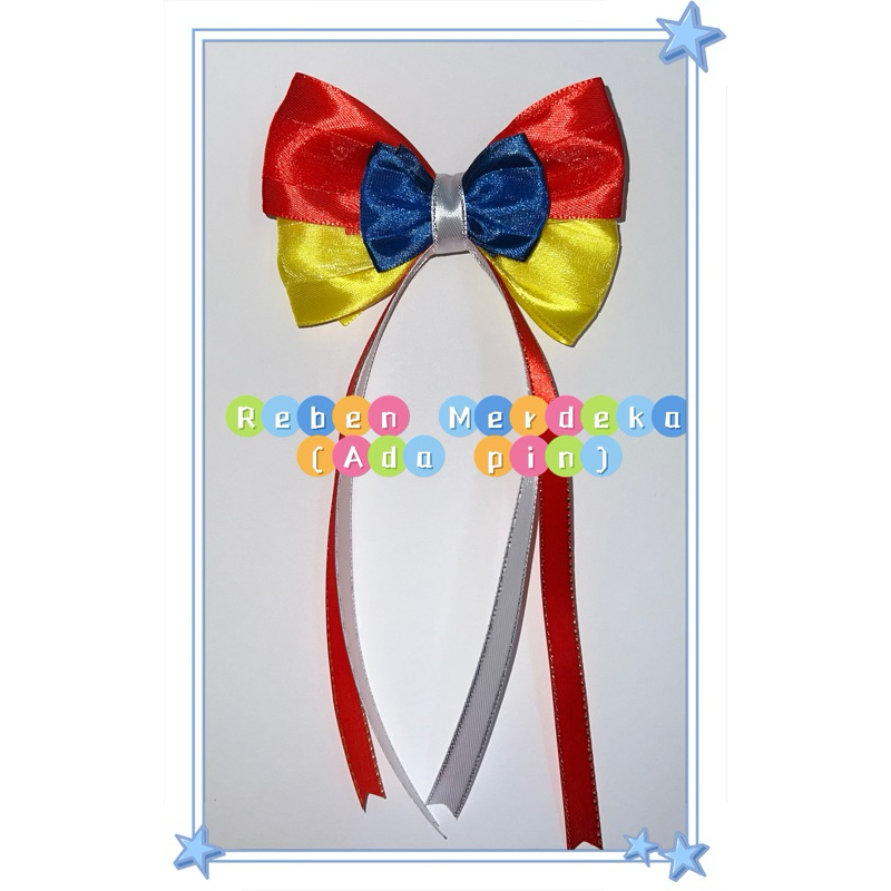 Brooch Kerongsang Reben Merdeka (Handmade) | Shopee Malaysia