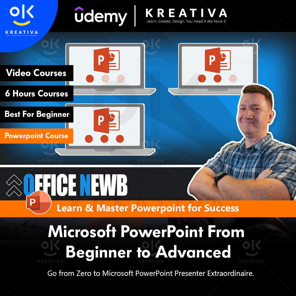 Video Course - Microsoft PowerPoint From Beginner to Advanced | Learn ...