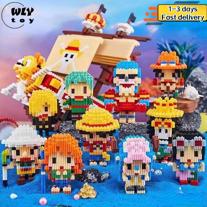 (Malay spot)Educational assembly 3D Mini building blocks Nano One Piece ...