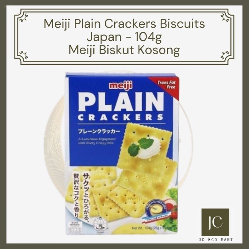 Meiji Biskut Kosong | Meiji Plain Crackers Biscuits Japan - 104g ...