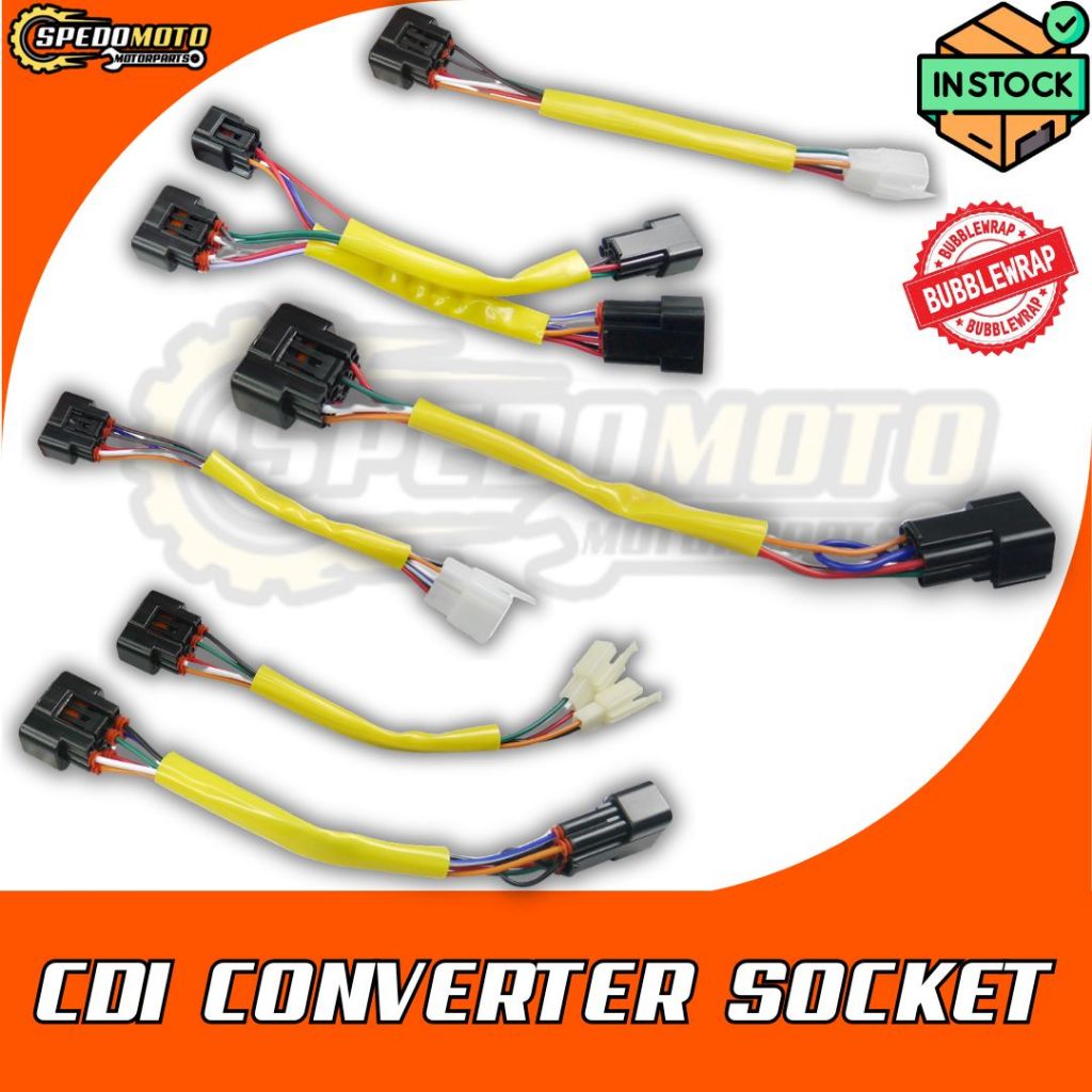 SOKET CDI CONVERT / CDI CONVERTER SOCKET (KRISS 2/NOUVO LC/KRISS 120 ...